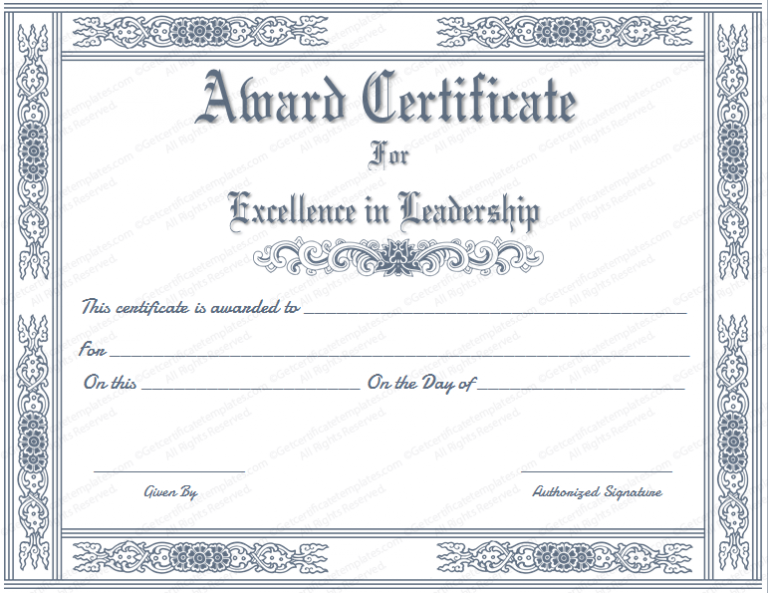 Customizable Printable Certificates | Certificate Templates Customizable Printable Certificates | Certificate Templates